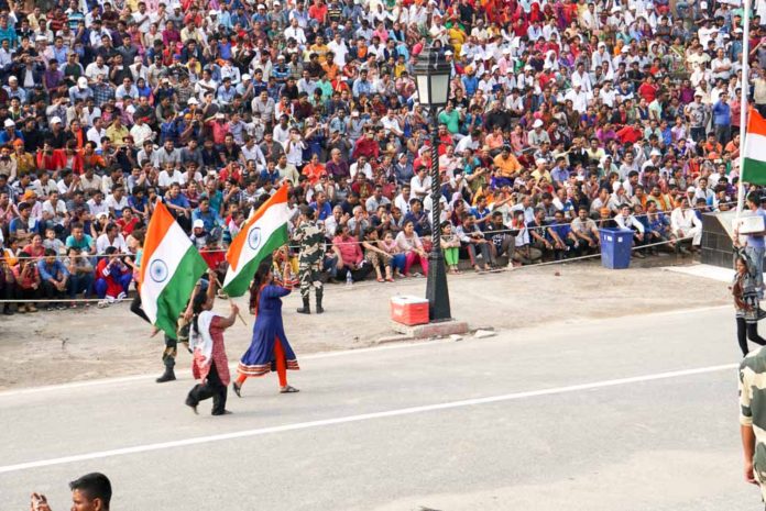 Standing between India and Pakistan; the Wagah Border Experience