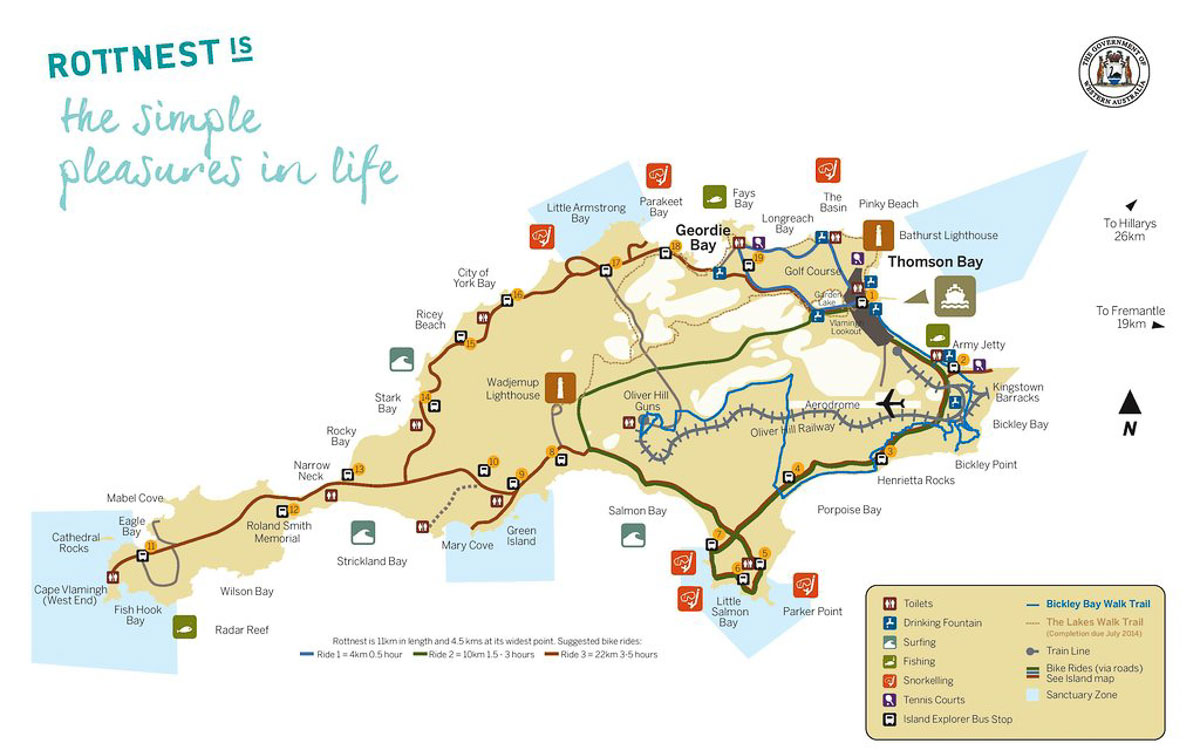 Rottnest Island Guide — Day Trip with Epic Skydiving, Pristine Beaches ...