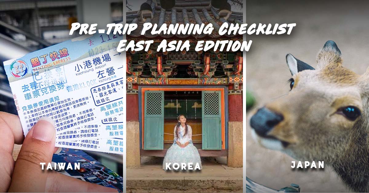 Itinerary Planning Cheatsheet For East Asia — Japan, South Korea ...