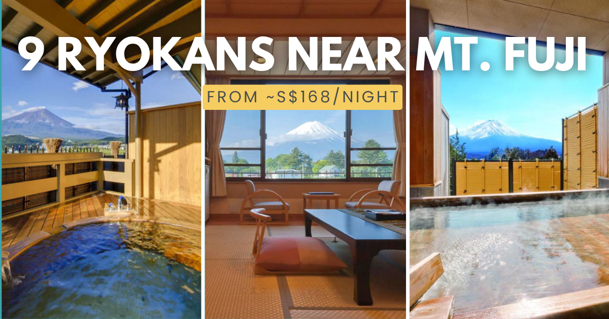 9 Gorgeous Ryokans Near Mt Fuji — Mountain Views, Private Onsens, and ...